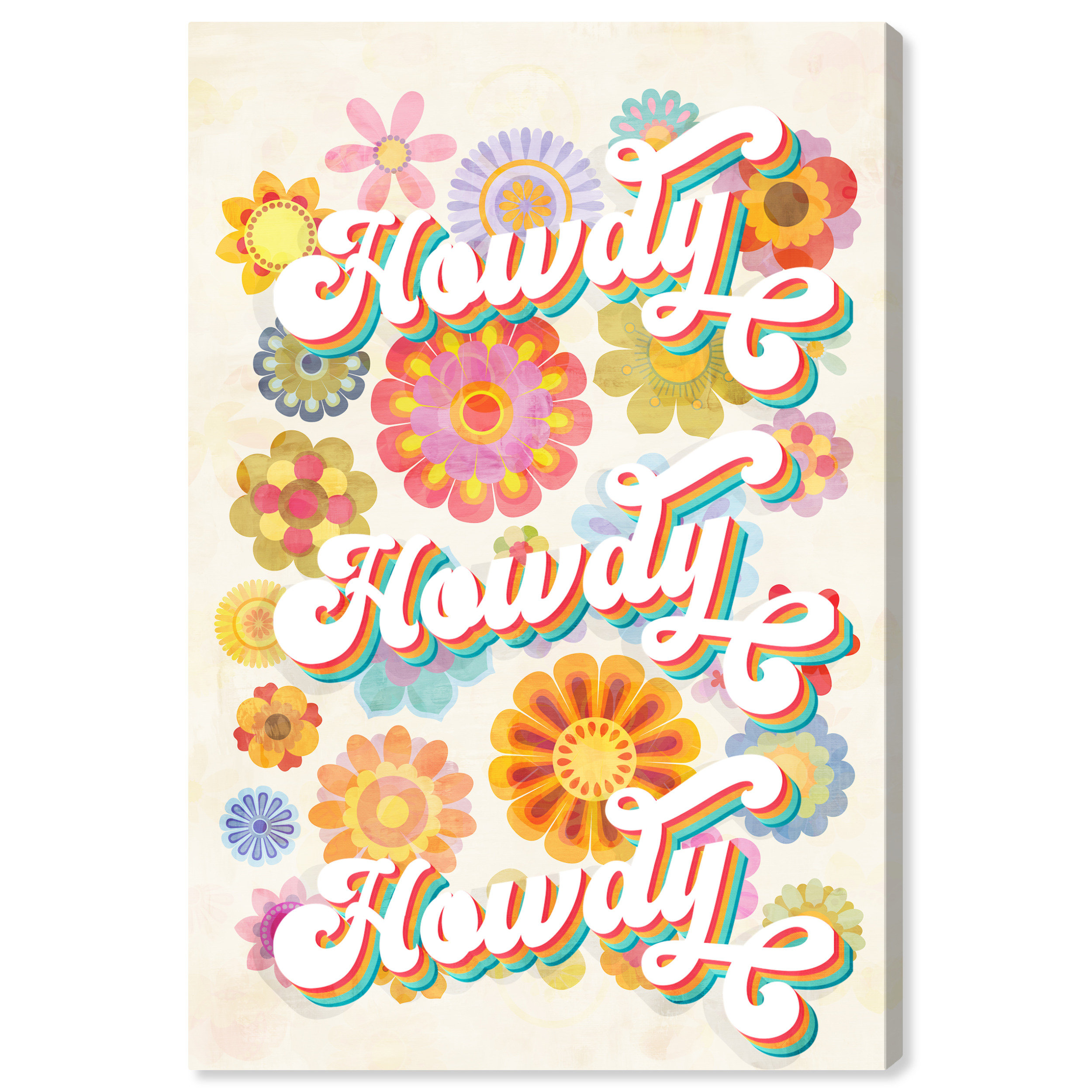 Oliver Gal Howdy - Textual Art on Canvas - Wayfair Canada